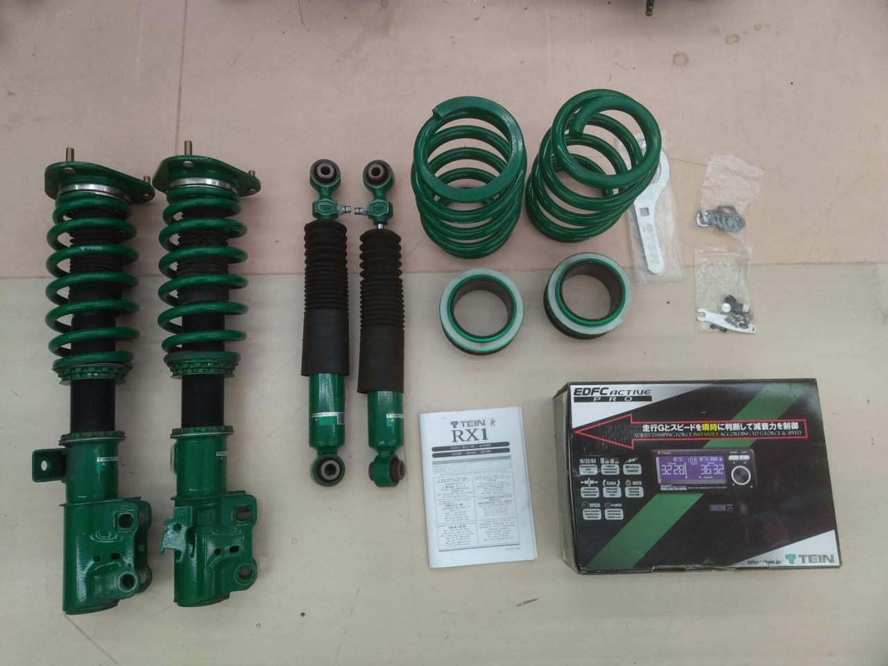 TEIN RX1 + TEIN EDFC ACTIVE PRO 減衰コントローラー 【車高と乗り心地が思いのまま!TEIN電動減衰力コントローラ】 | カー用品 足まわり 車高調を通販で購入 ...