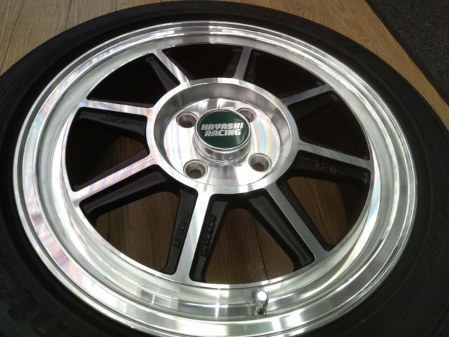 HAYASHI RACING HAYASHI STREET TYPE STF + GOODYEAR E-Grip comfort ☆美品 ...
