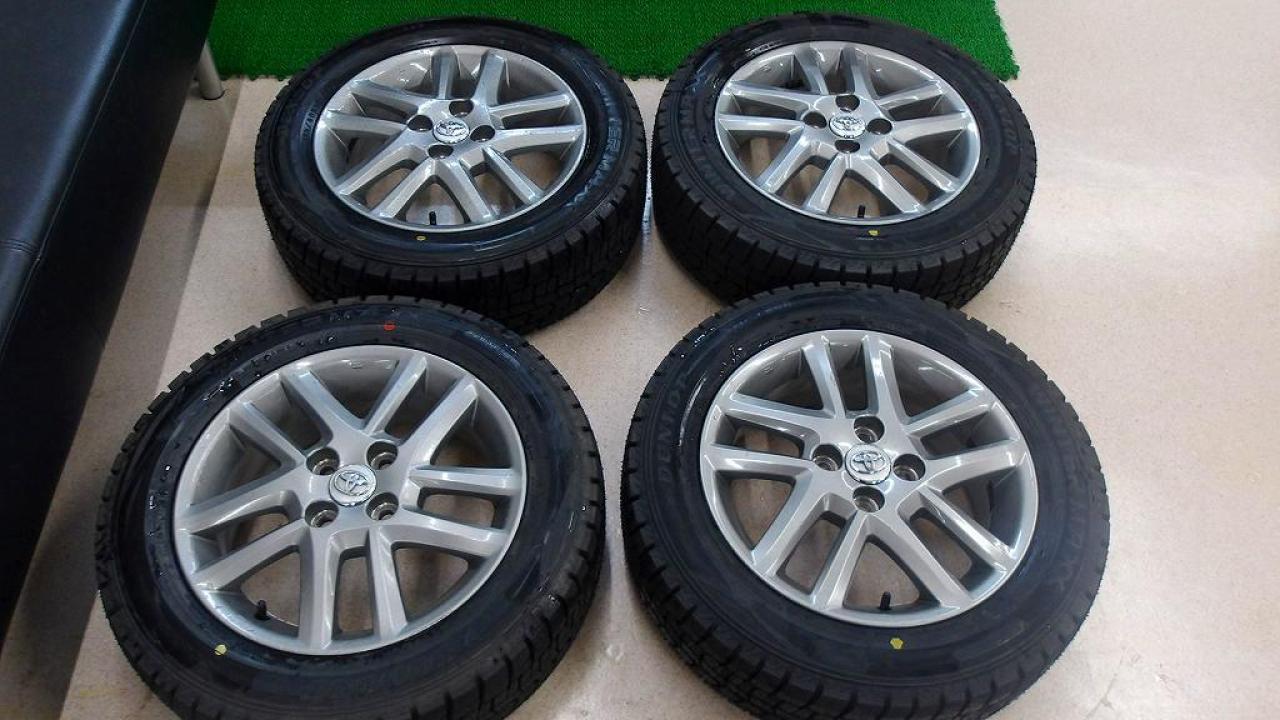 【中古ホイール未使用タイヤ】 トヨタ(TOYOTA) 160系カローラフィールダー純正 + DUNLOP WINTERMAXX WM02 185/60R15 84Q 2021年製 4本 ...