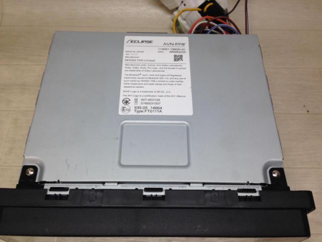 【ECLIPSE】 AVN-R9W | 中古品 | アップガレージ 名古屋中川店 | カー用品 カーナビ(地デジ） AV一体メモリーナビ ...