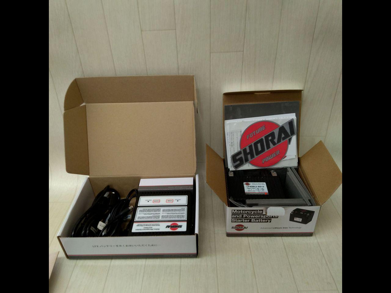 【SHORAI】 SHO-BMS01-JP+LFX09L2-BS12 バッテリーチャージャー/テンダー(日本専用モデル) + LFX09バッテリー | バイク用品 メンテナンス 工具 ...