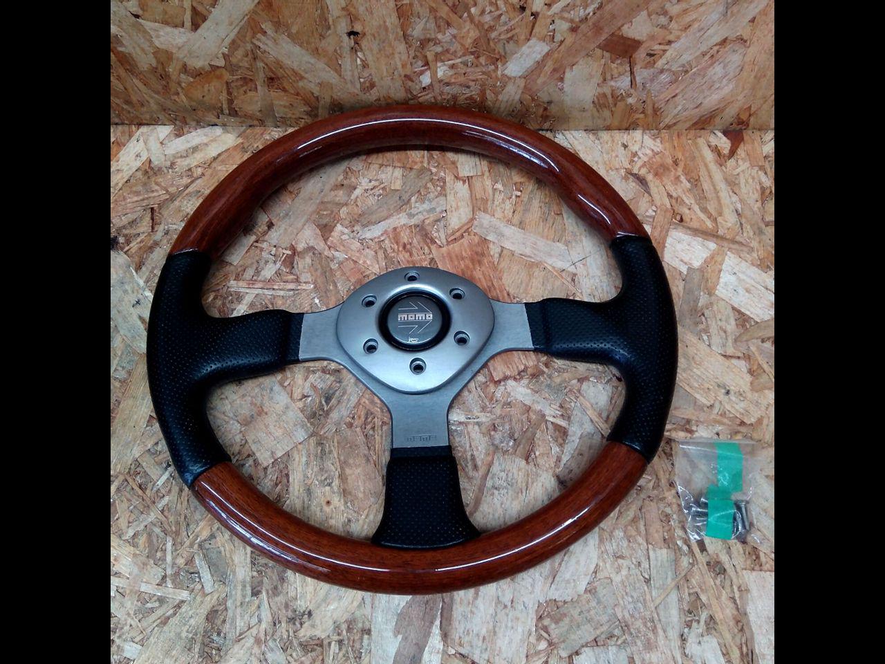 MOMO FIGHTER ウッドコンビステアリング 35Φ | カー用品 インテリア ステアリングを通販で購入する | 中古カー＆バイク用品の ...