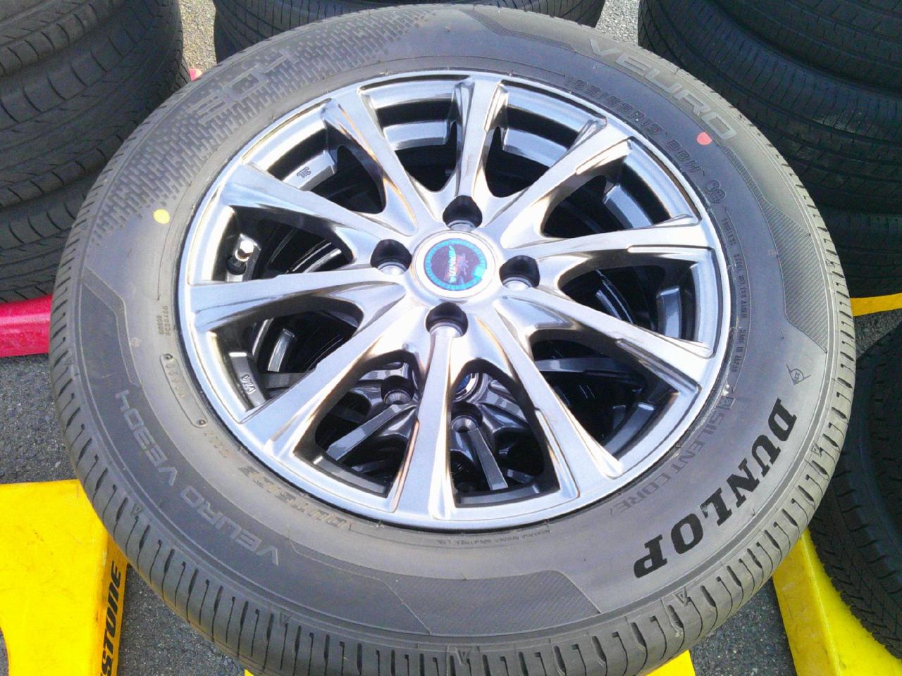 【DUNLOP(ダンロップ)】 AIRNOVA SB10+【DUNLOP】VEURO304 | 中古品 | アップガレージ 長野店 | カー用品 タイヤホイールセット 15インチタイヤホイール ...