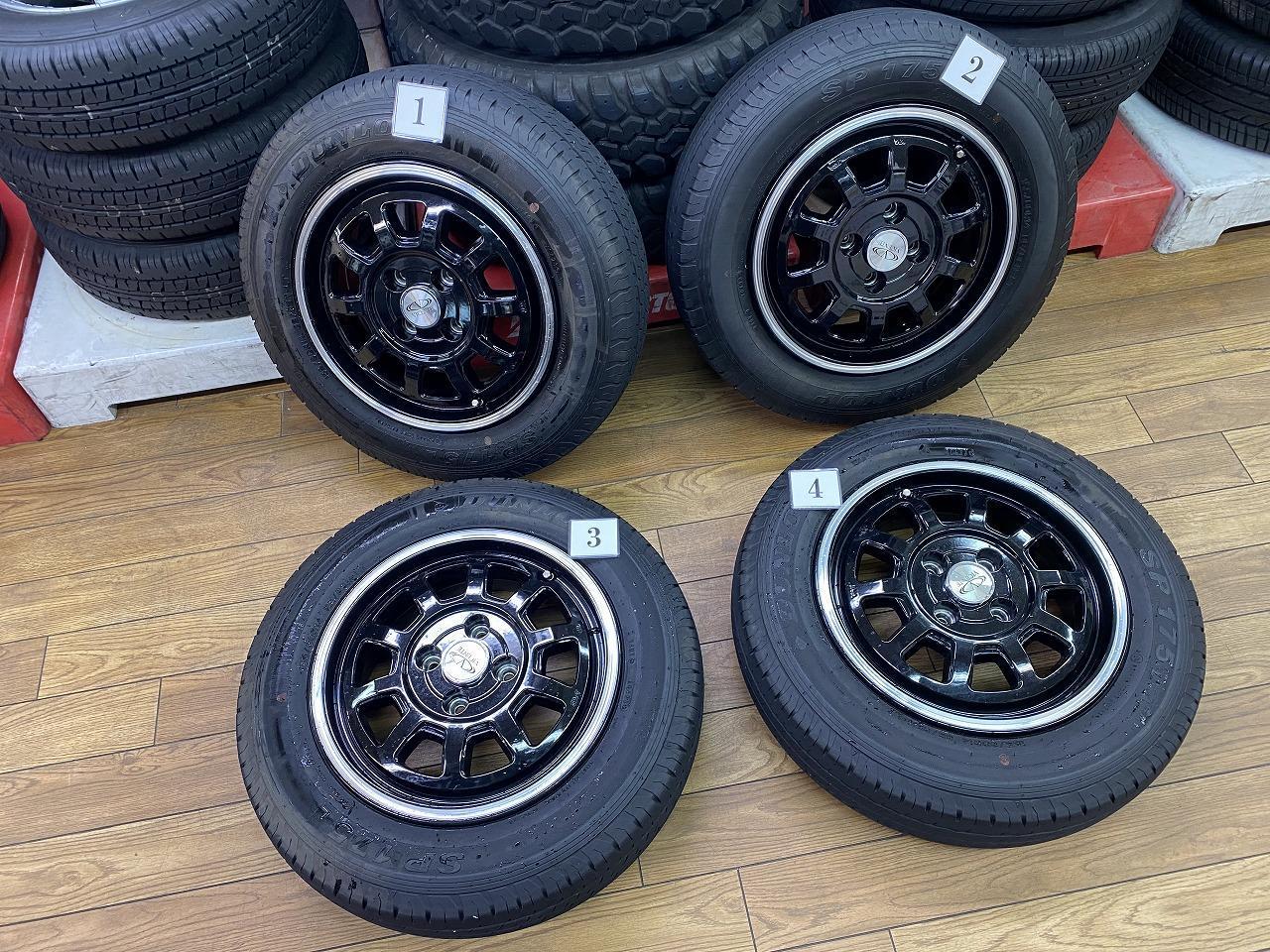 【weds(ウェッズ)】VICENTE(ヴィセンテ) VICENTE-04 CA･EV+【DUNLOP】SP175L | カー用品 タイヤホイールセット 14インチタイヤホイールセットを通販で ...