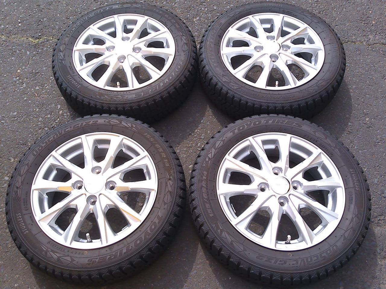 weds(ウェッズ)JOKER 10スポーク+TOYO OBSERVE GIZ2 | カー用品 スタッドレスタイヤホイールセット 14インチスタッドレスタイヤホイールセットを通販で購入する ...