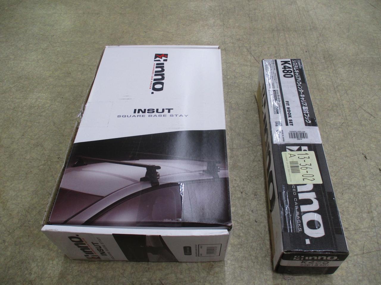【INNO/RV-INNO】INSUT + K480 フット+フックセット | 新古品 | アップガレージ 仙台八乙女店 | カー用品 キャリアを通販で購入する | 中古カー＆バイク用品の販売 ...
