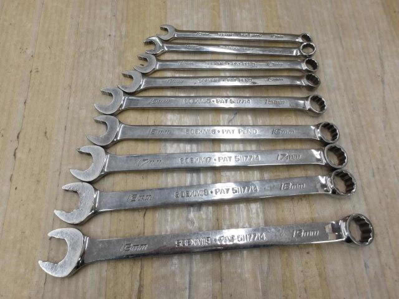 【WG】snap-on コンビネーションレンチセット【SOEXM】 | 総合リユース 自動車整備工具 その他を通販で購入する | 中古カー＆バイク用品の販売ならアップガレージ