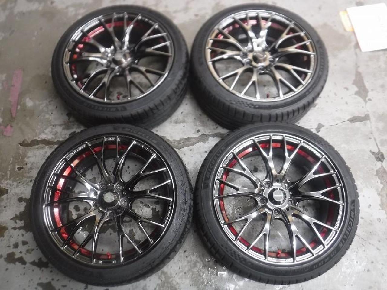 3weds(ウェッズ)】WedsSport(スポーツ) SPORT SA-20R+MICHELIN PILOT SPORT 5 | カー用品 タイヤホイールセット 18インチタイヤホイール ...