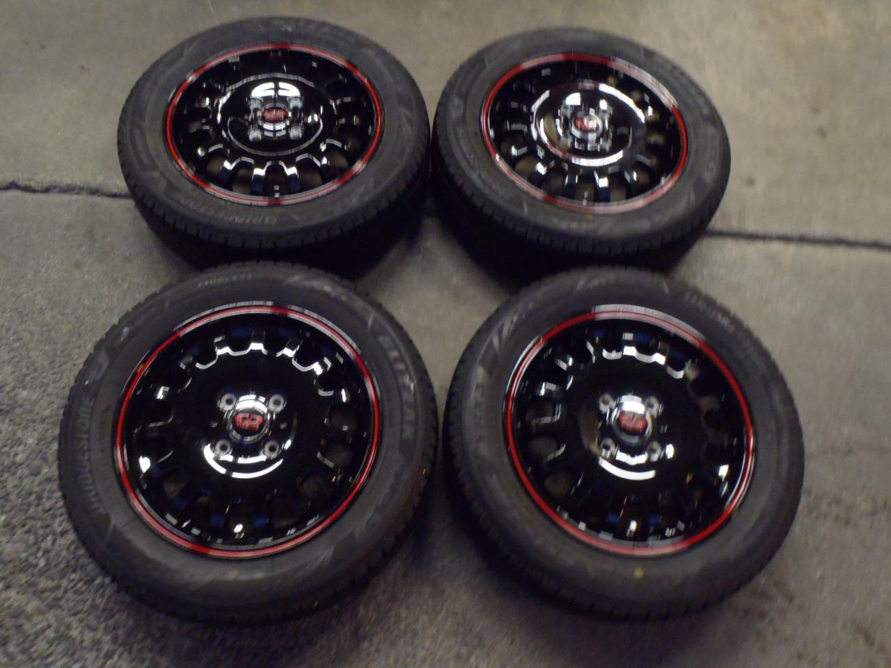 weds VICENTE VICENTE-04 CA･EV+BRIDGESTONE BLIZZAK VRX3 165/60R14 75Q | カー用品 スタッドレスタイヤホイールセット 14 ...