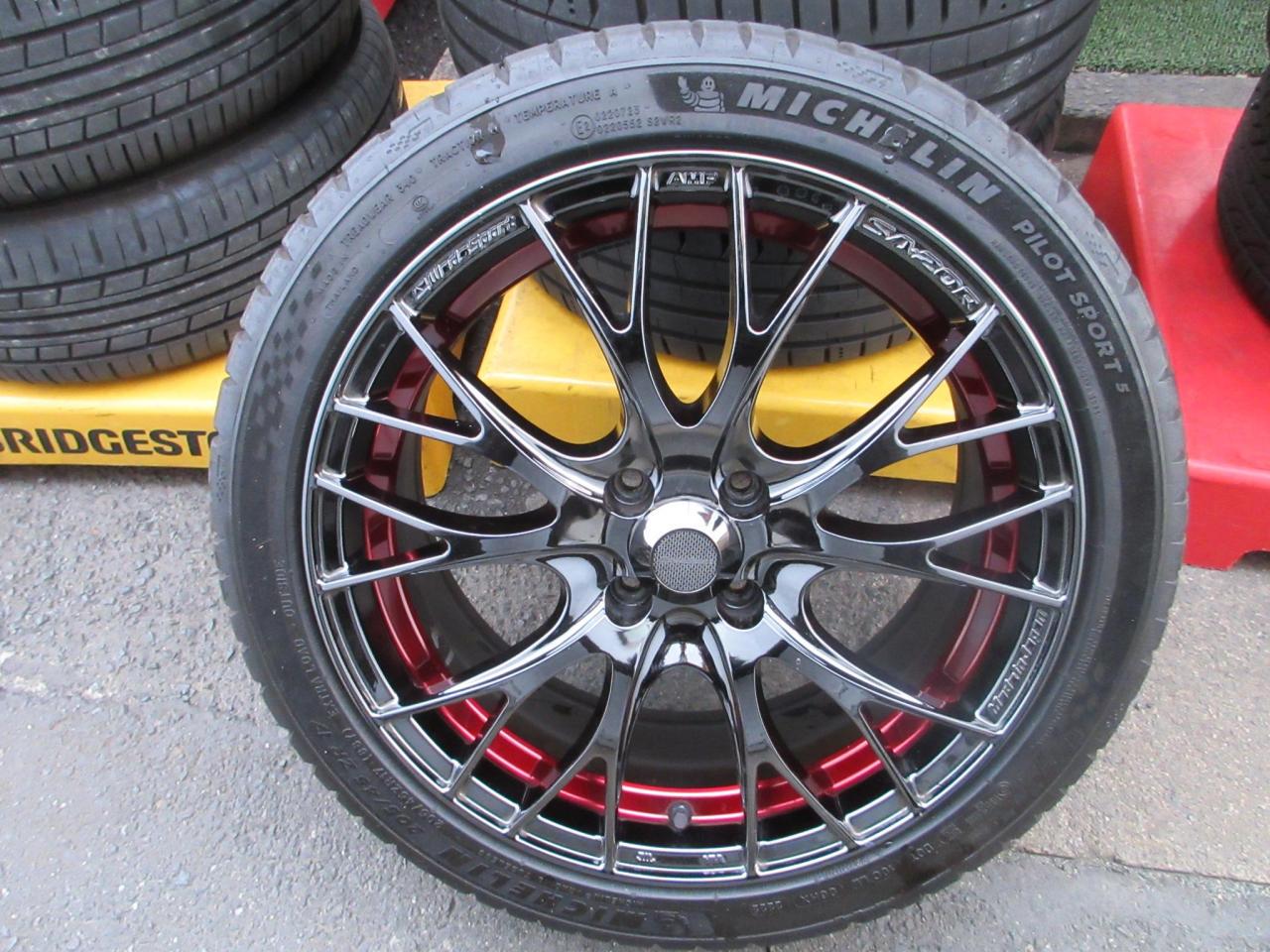 【weds】 WedsSport SA-20R + 【MICHELIN】 PILOT SPORT5 | カー用品 タイヤホイールセット 17インチタイヤホイールセットを通販で購入する | 中古 ...