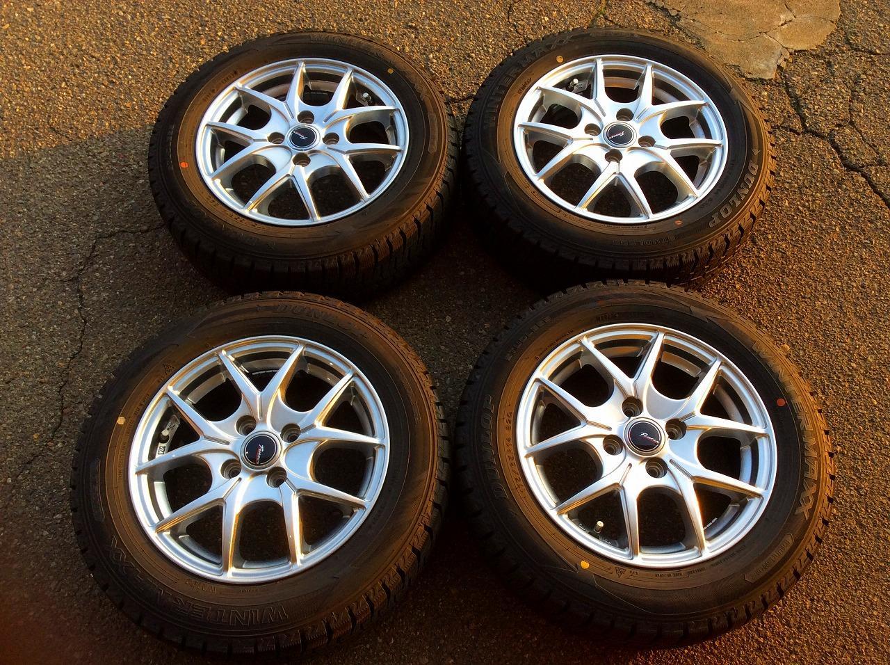 【weds(ウェッズ)】 fencer+【DUNLOP】WINTERMAXX WM02 175/65R14 オススメ車種☆GD/GEフィット・Z11/キューブ・マーチ・DE/デミオ・ベリーサ☆ ...