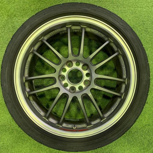 RAYS VOLK RACING RE30 CLUB SPORT + DUNLOP DIREZZA DZ101 225/40R18 2019年製造 | カー用品 タイヤホイールセット 18 ...