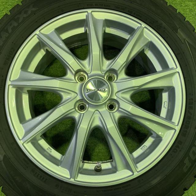 DUNLOP DUFACT 9本スポークアルミホイール + DUNLOP WINTERMAXX WM02 185/60R15 2024年製造 | 中古品 | アップガレージ 群馬館林店 ...