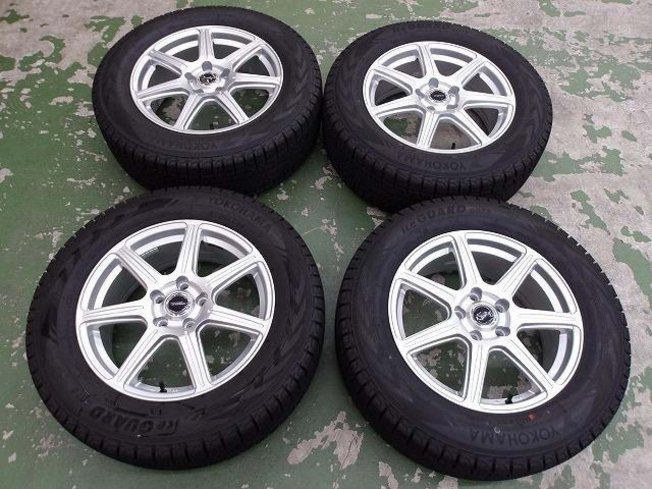 BRIDGESTONE(ブリヂストン)TOPRUN R7+YOKOHAMA ice GUARD SUV G075 225/65R17 | カー用品 スタッドレスタイヤホイールセット 17インチ ...