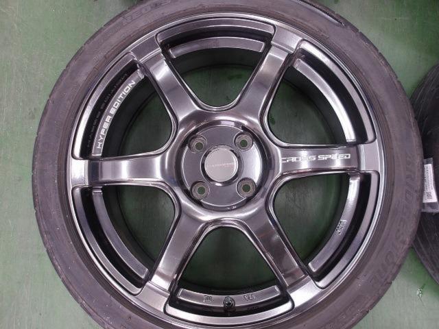 2【ZC13S/ZC83Sスイフトサイズ!】HOT STUFF CROSS SPEED HYPER EDITION RS6 + BRIDGESTONE POTENZA Adrenalin ...