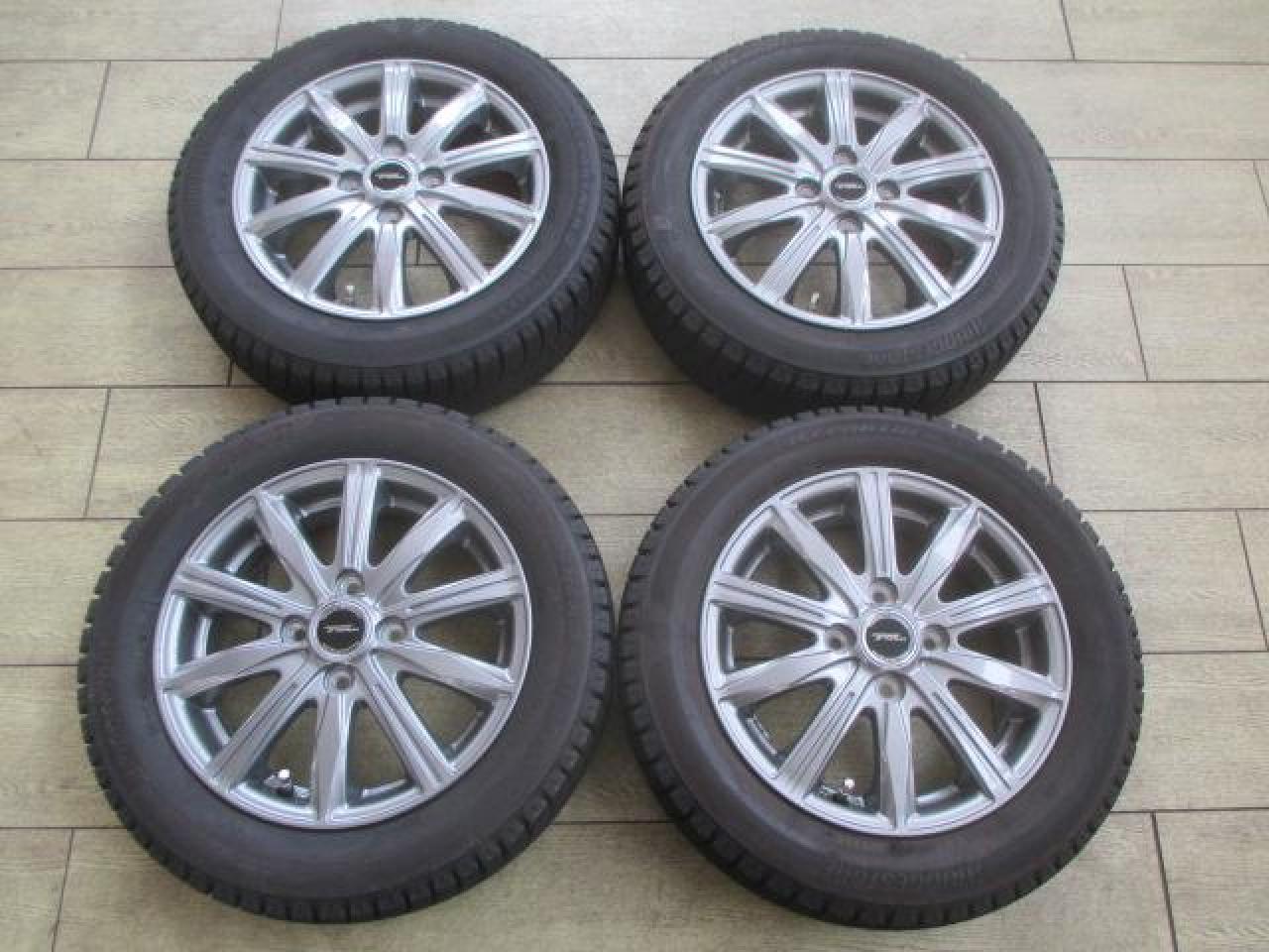 BRIDGESTONE TOPRUN KR10 + BRIDGESTONE ICEPARTNER2(2023年製造) | カー用品 スタッドレスタイヤホイールセット 14インチスタッドレス ...