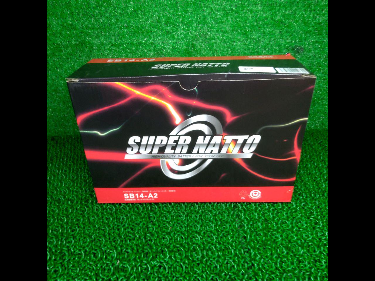 SUPER NATTO SB14-A2 | バイク用品 電装品 バッテリー(二輪)を通販で購入する | 中古カー＆バイク用品の販売ならアップガレージ