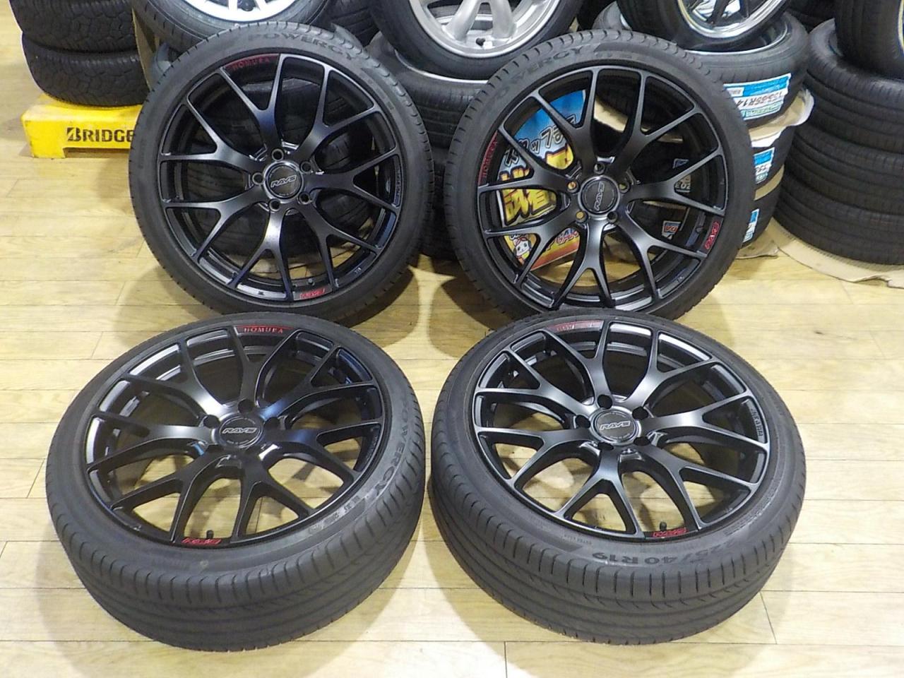 【RAYS(レイズ)】HOMURA(ホムラ) 2x7FT+PIRELLI POWERGY | カー用品 タイヤホイールセット 19インチタイヤホイールセットを通販で購入する | 中古カー ...