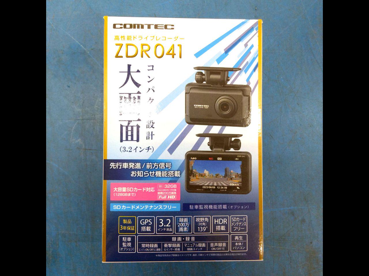 COMTEC ZDR041 フロントカメラドライブレコーダー | カー用品 カーAVアクセサリー ドライブレコーダーを通販で購入する | 中古カー＆バイク用品の販売ならアップガレージ