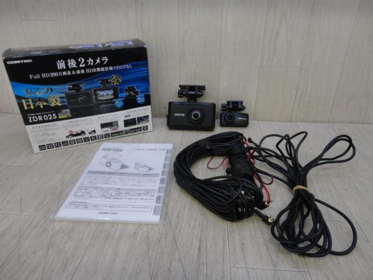 【COMTEC】ZDR025 前後カメラ | カー用品 カーAVアクセサリー ドライブレコーダーを通販で購入する | 中古カー＆バイク用品の販売ならアップガレージ