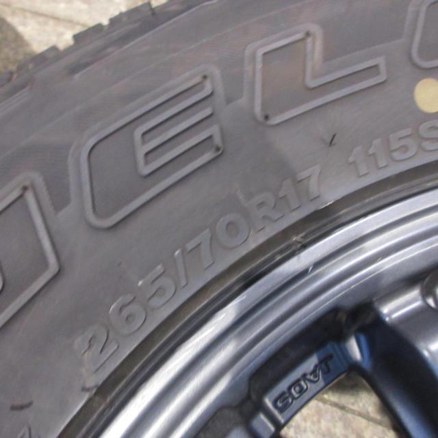 JAOS TRIBE CROSS + BRIDGESTONE DUELER A/T 001 | カー用品 タイヤホイールセット 17インチ ...