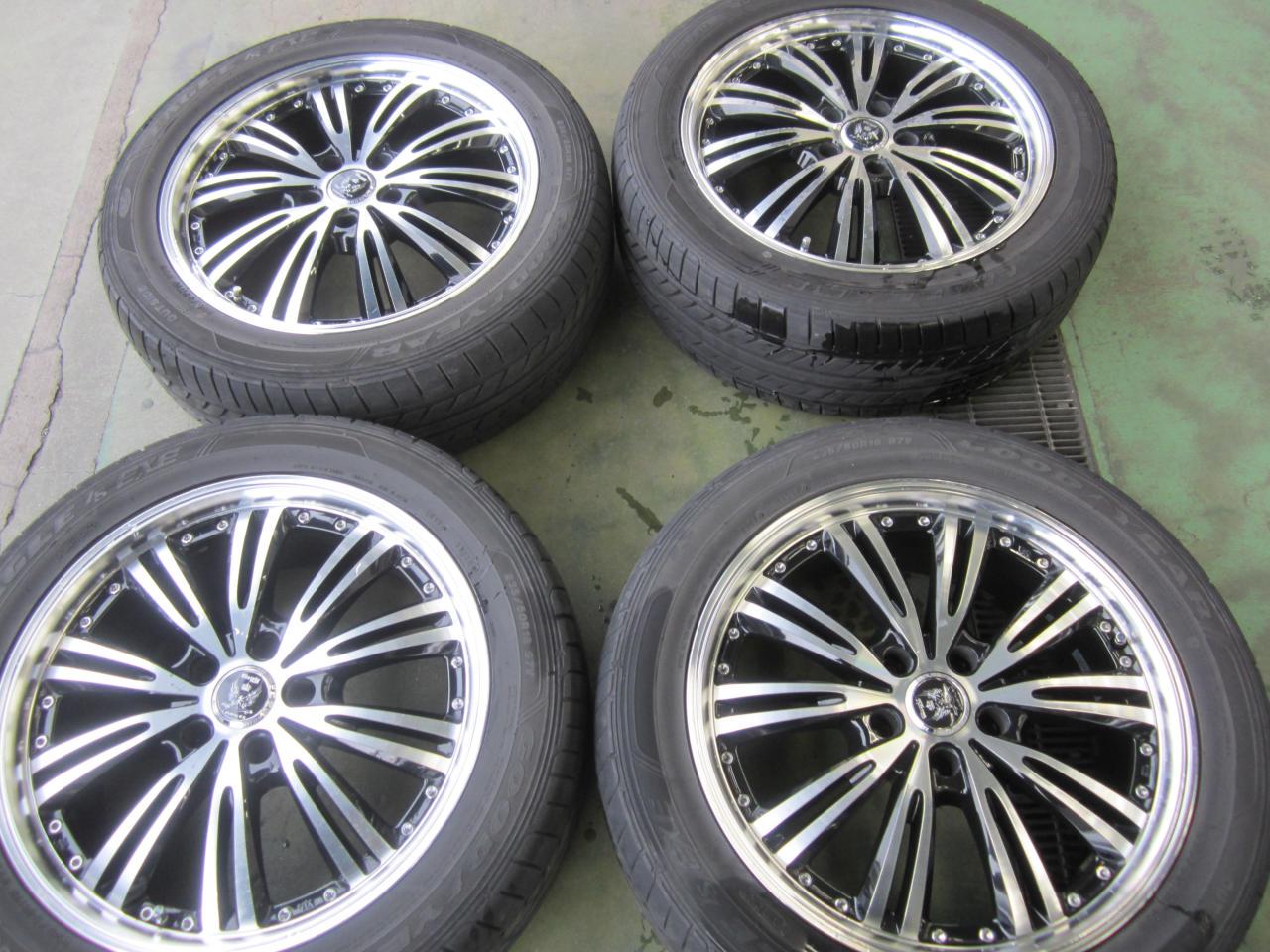 BADOX LOXARNY EX + GOODYEAR(グッドイヤー) EAGLE VS | カー用品 タイヤホイールセット 18インチタイヤ ...