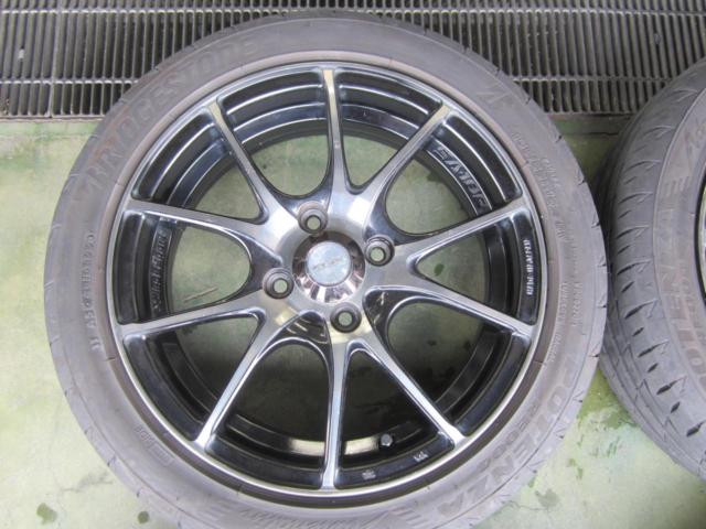 【weds(ウェッズ)】WedsSport(スポーツ) SPORT SA-10R (4HOLE)+【BRIDGESTONE】POTENZA RE004 | カー用品 タイヤホイールセット 15 ...