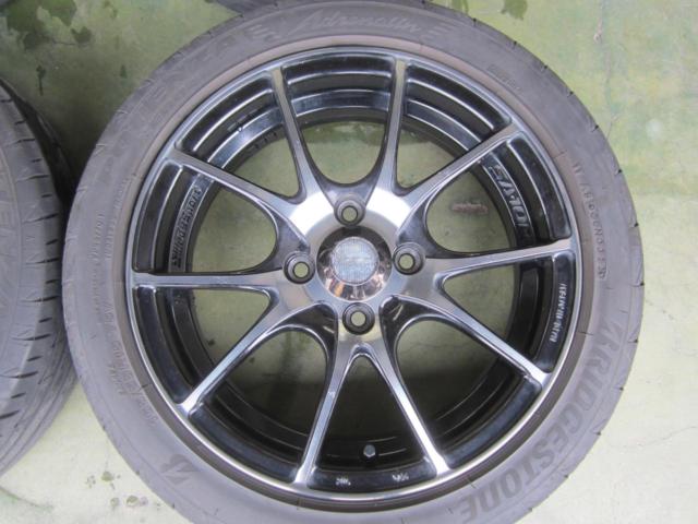 【weds(ウェッズ)】WedsSport(スポーツ) SPORT SA-10R (4HOLE)+【BRIDGESTONE】POTENZA RE004 | カー用品 タイヤホイールセット 15 ...