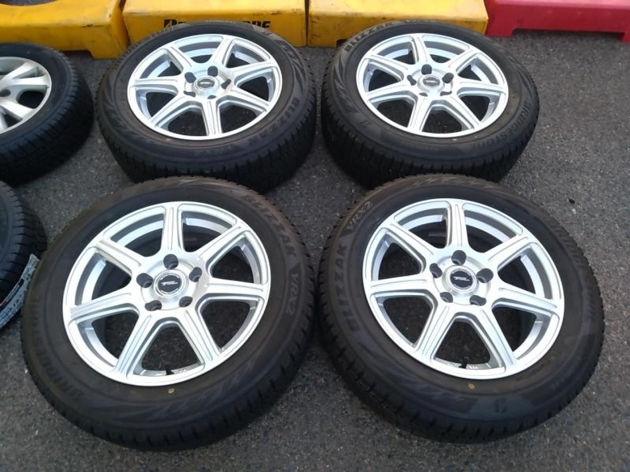 BRIDGESTONE(ブリヂストン) TOPRUN R7 + BRIDGESTONE(ブリヂストン) BLIZZAK VRX2 | カー用品 スタッドレスタイヤホイールセット 16インチ ...