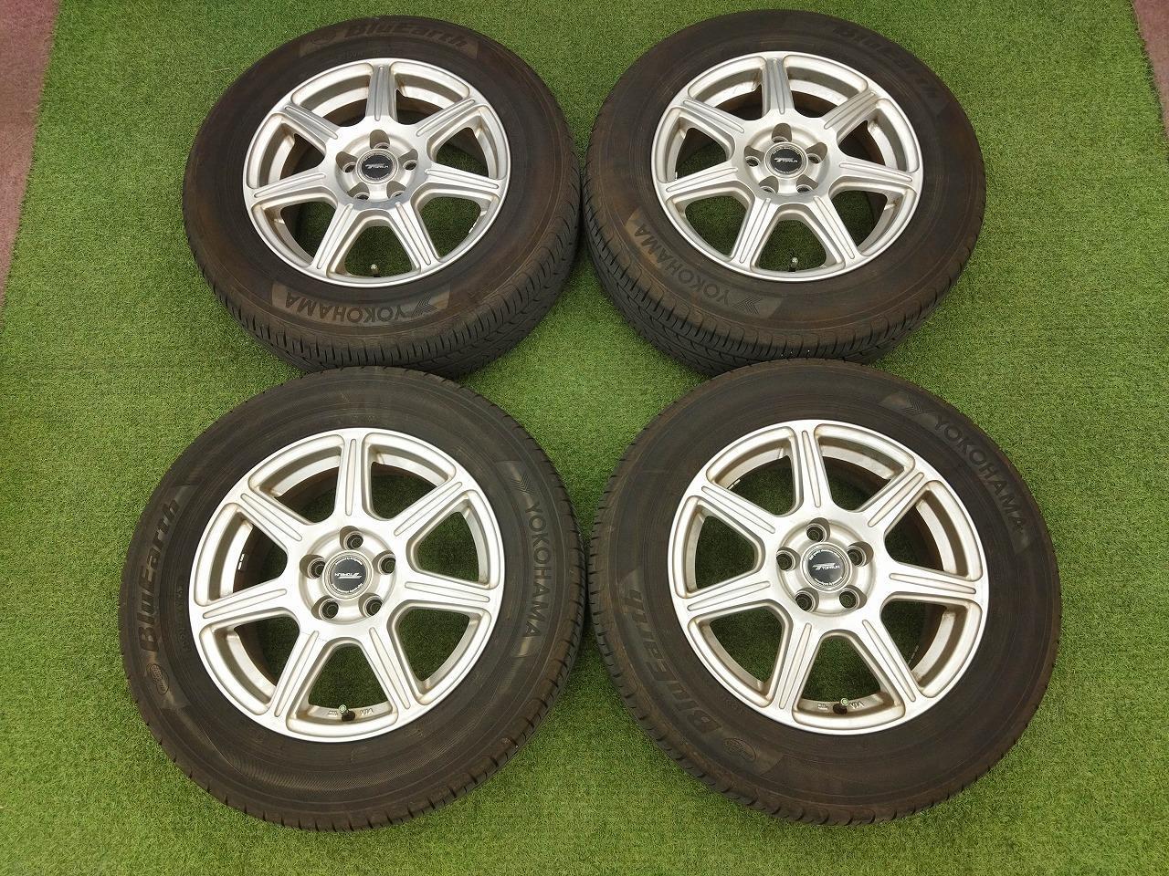 BRIDGESTONE TOPRUN R7+YOKOHAMA BluEarth | カー用品 タイヤホイールセット 15インチタイヤホイールセットを通販で購入する | 中古カー＆バイク用品の ...