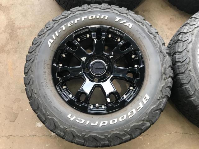 50系RAV4にて使用 ☆ RAYS(レイズ) DAYTONA(デイトナ) FDX-F7 + BFGoodrich All-Terrain K02 ホワイトレター | 中古品 | アップ ...