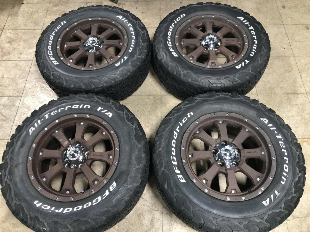 TRISTAR INTERNATIONAL MKW MK-46 + BFGoodrich All-Trrain T/A KO2 | 中古品 | アップガレージ 茨城神栖店 | カー用品 タイヤ ...