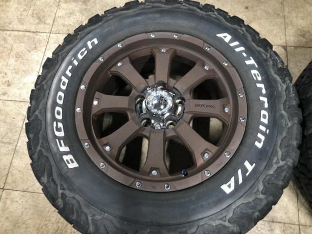 TRISTAR INTERNATIONAL MKW MK-46 + BFGoodrich All-Trrain T/A KO2 | 中古品 | アップガレージ 茨城神栖店 | カー用品 タイヤ ...