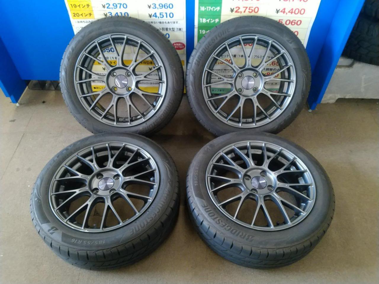 ENKEI PerformanceLine PFM1 + BRIDGESTONE Playz PXⅡ | カー用品 タイヤホイールセット 16インチタイヤホイールセットを通販で購入する ...