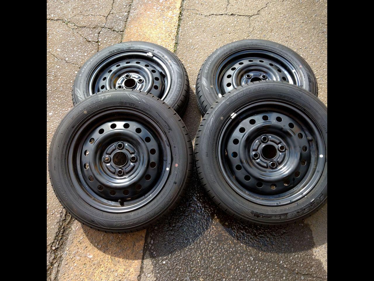 ミライース 純正スチールホイール+DUNLOP EC300+(Y04032) | カー用品 タイヤホイールセット 14インチタイヤホイール ...