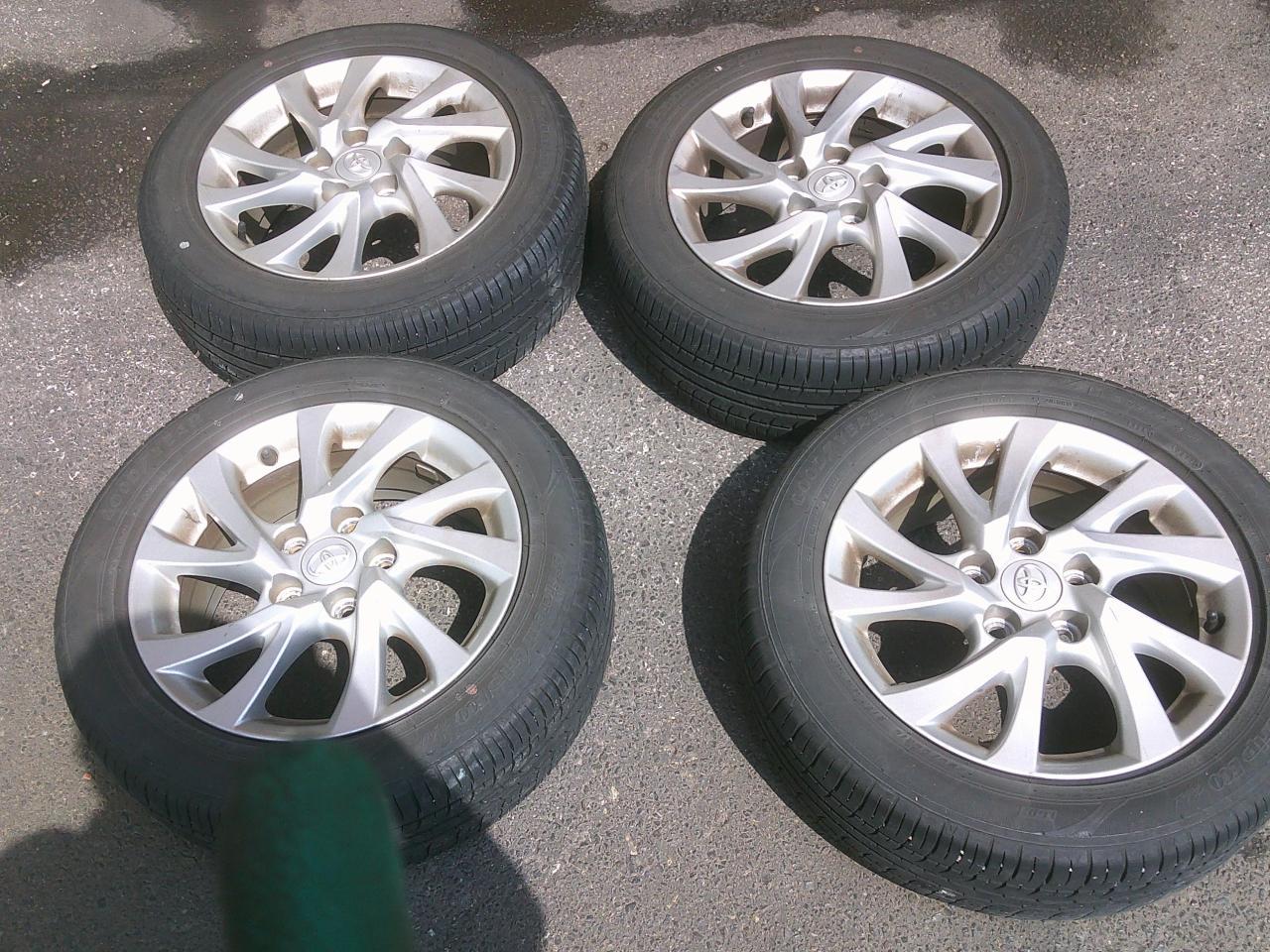 【トヨタ】 オーリス純正ホイール + 【GOODYEAR】 EfficientGrip ECO EG01 | 中古品 | アップガレージ 新津 ...