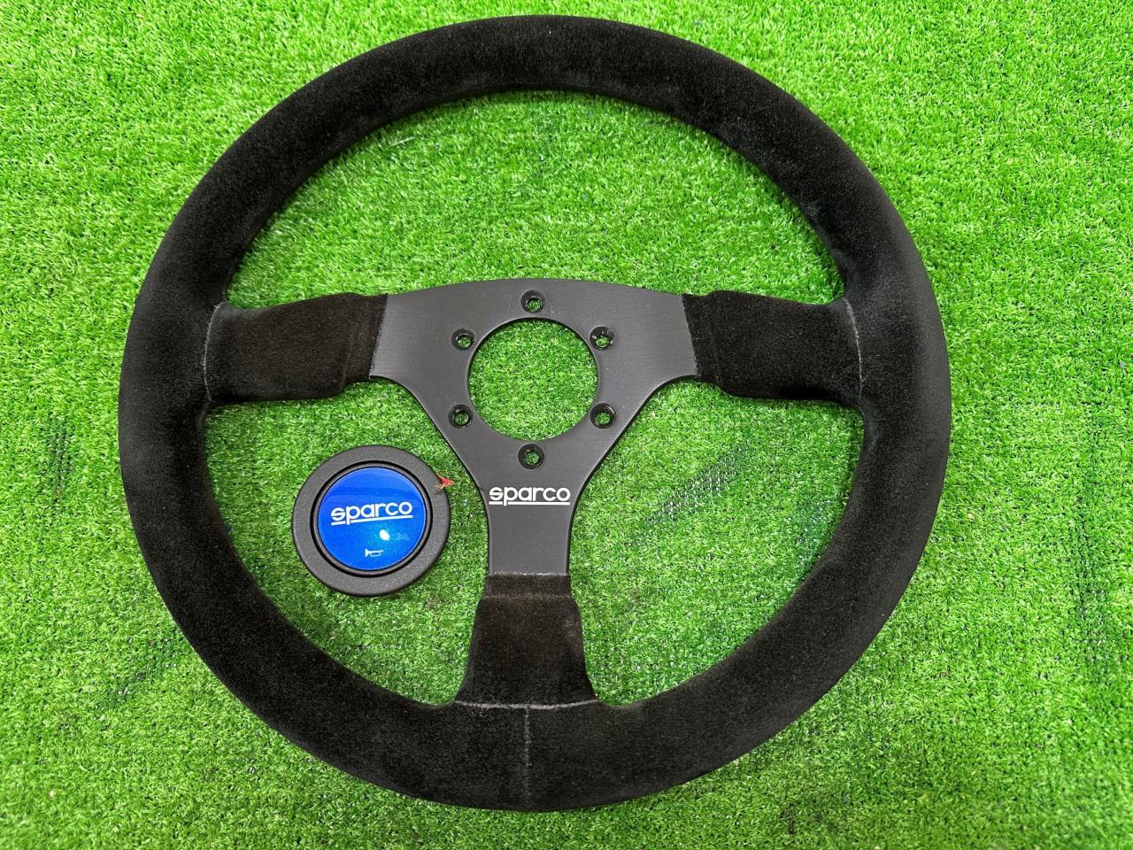 SPARCO [008147] R323 スウェードステアリング | カー用品 インテリア ステアリングを通販で購入する | 中古カー＆バイク ...