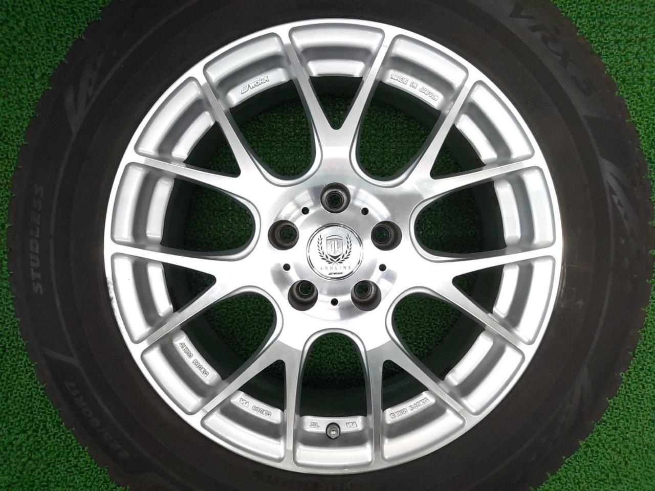 WORK(ワーク) ARKLINE AL02 + BRIDGESTONE BLIZZAK VRX3 | 中古品 | アップガレージ ホイールズ ...