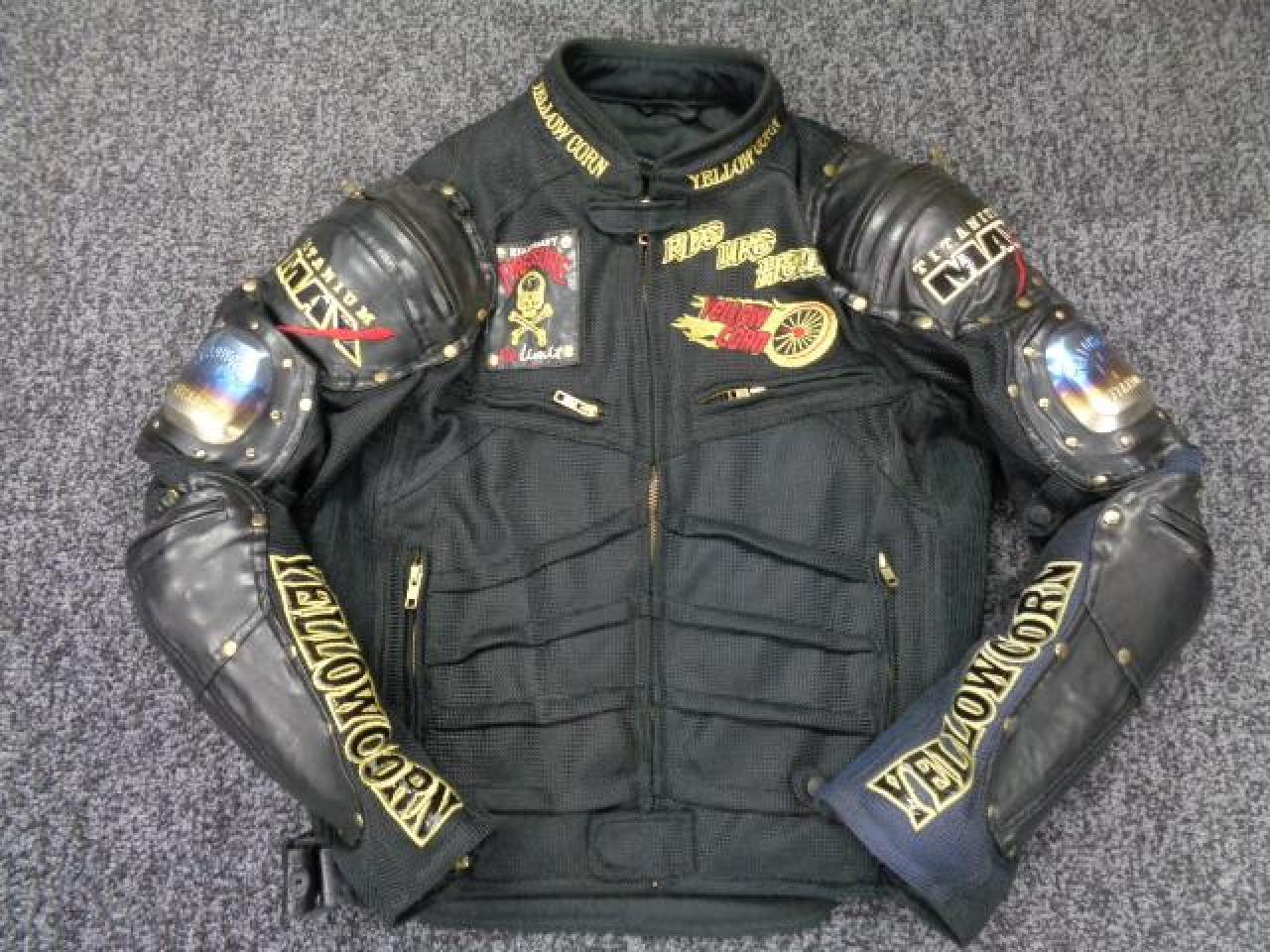 YeLLOW CORN(イエローコーン) YB-9109 TITANIUM MAX メッシュジャケット ブラック Lサイズ | バイク用品 ...