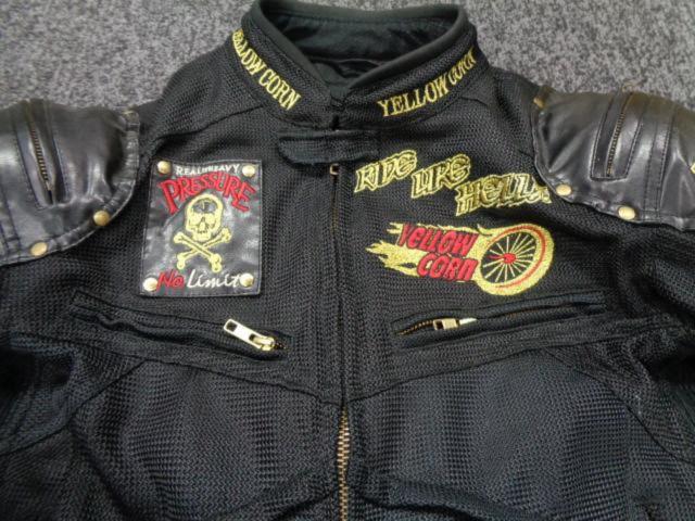 YeLLOW CORN(イエローコーン) YB-9109 TITANIUM MAX メッシュジャケット ブラック Lサイズ | バイク用品 ...