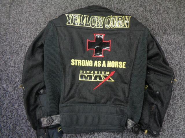YeLLOW CORN(イエローコーン) YB-9109 TITANIUM MAX メッシュジャケット ブラック Lサイズ | バイク用品 ...