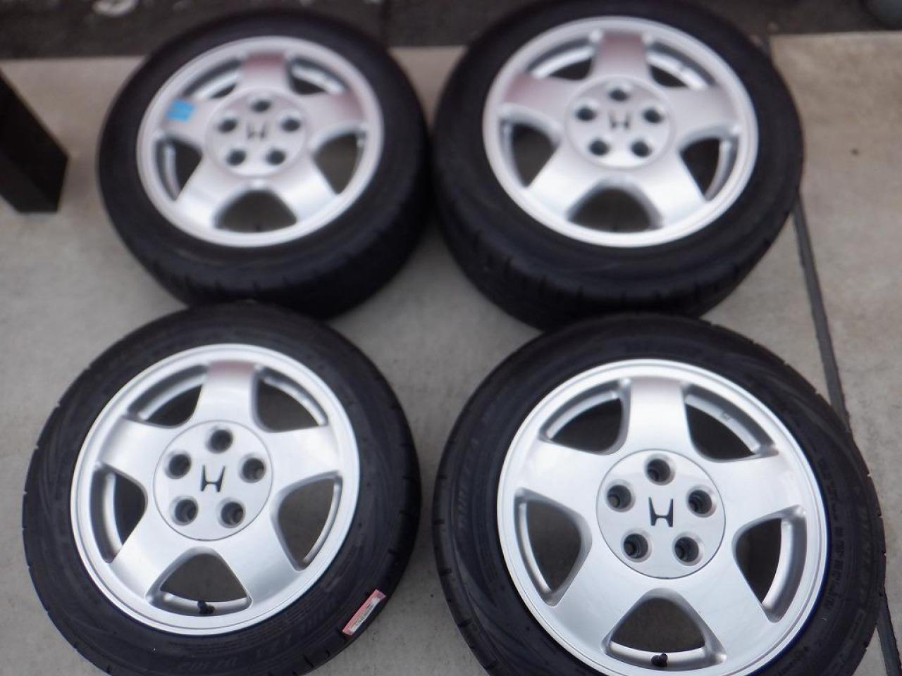 3ホンダ純正(HONDA) NSX NA1 純正ホイール + DUNLOP(ダンロップ) DIREZZA DZ102 | カー用品 タイヤホイールセット 15インチタイヤホイールセットを通販で ...