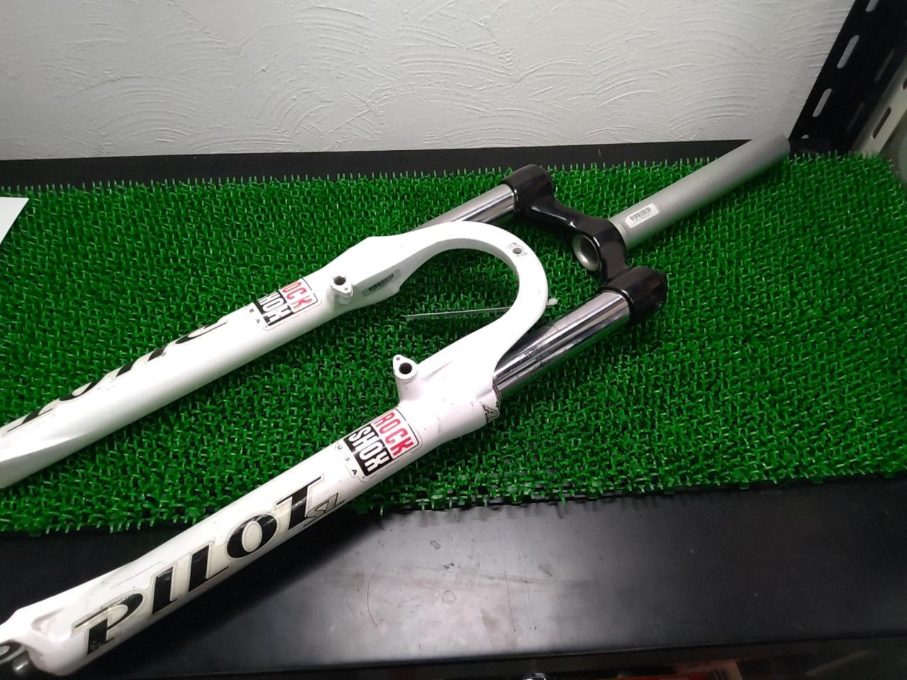 わけありROCK SHOX PILOT SL サスペンションフォーク エンド100/コラム長187 | 自転車 フォーク/サスペンション ...