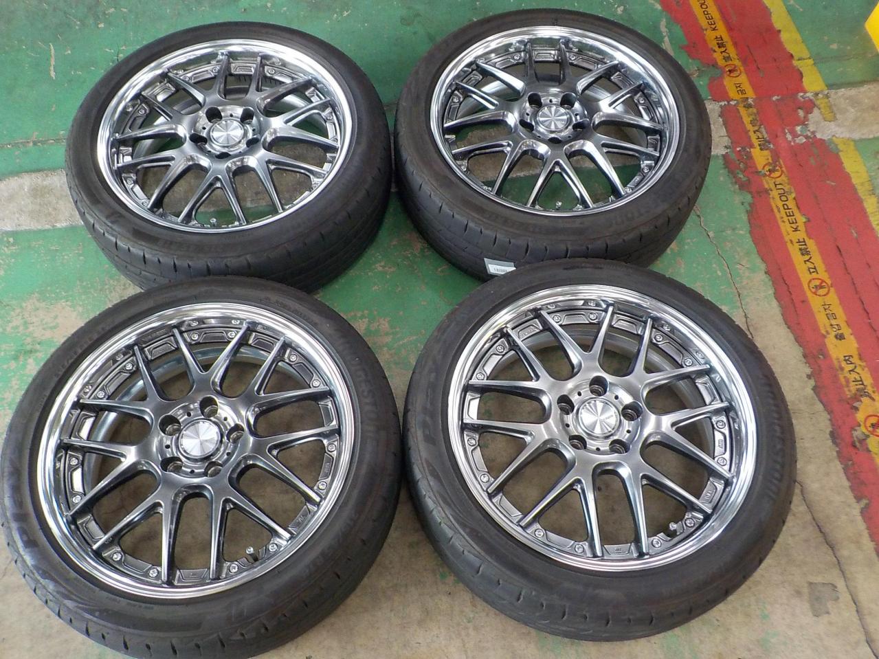 WORK LANVEC LM7+ BRIDGESTONE Playz PX-RV | カー用品 タイヤホイールセット 18インチタイヤホイールセットを通販で購入する | 中古カー＆バイク用品の ...