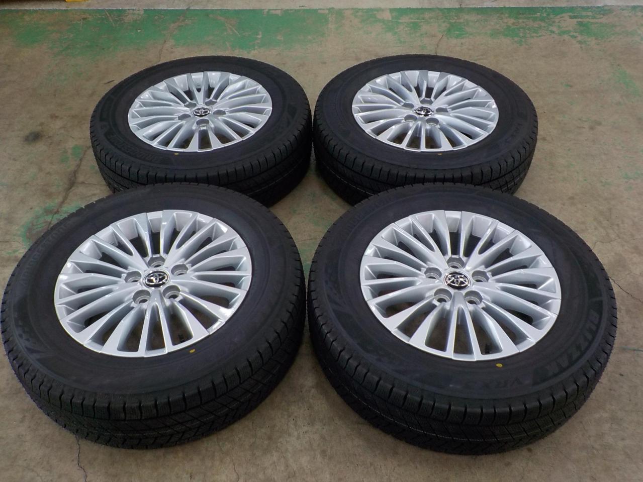 ★新品タイヤ付き!★トヨタ純正(TOYOTA) 40系アルファード純正 + BRIDGESTONE BLIZZAK VRX3 | カー用品 スタッドレスタイヤホイールセット 17インチ ...