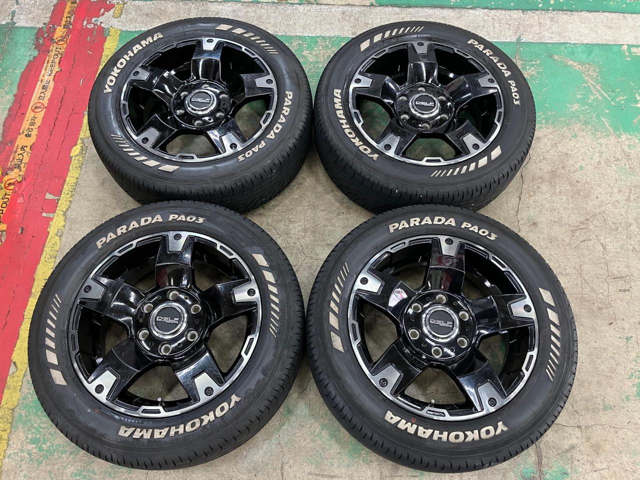 FLEX DELF 03 + YOKOHAMA(ヨコハマ) PARADA PA03 215/60R17C | カー用品 タイヤホイールセット 17インチタイヤホイールセットを通販で購入する ...