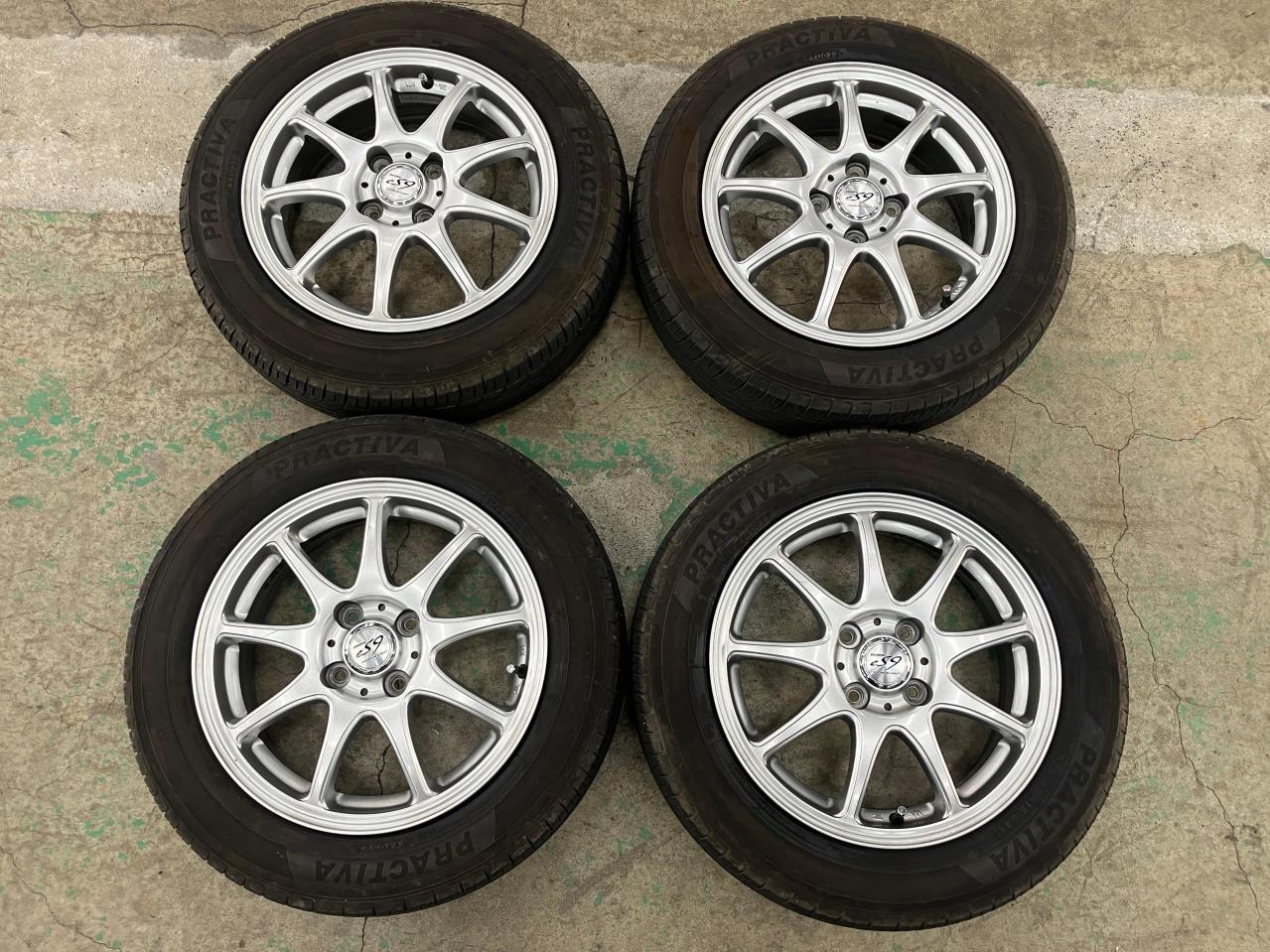 AUTOBACS SEVEN DIOS es9 PREMIUM LIGHT + YellowHat PRACTIVA BP01 | カー用品 タイヤホイールセット 15インチタイヤホイール ...