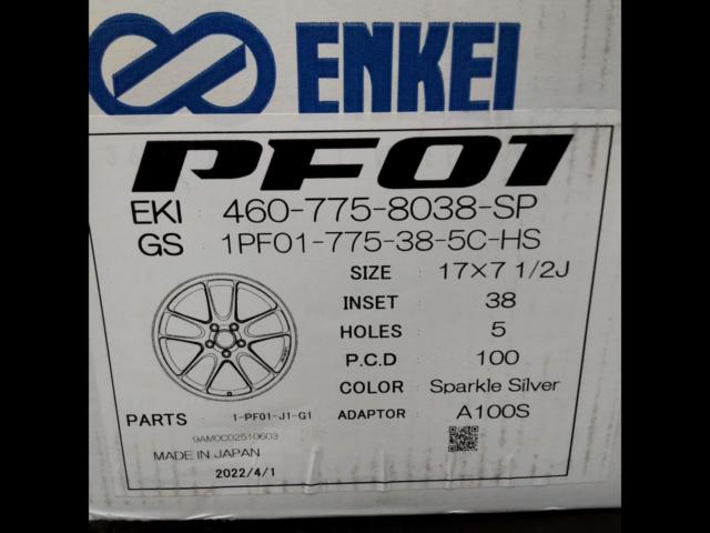 ENKEI PerformanceLine PF01 | カー用品 アルミホイール 17インチホイールを通販で購入する | 中古カー＆バイク用品の販売ならアップガレージ
