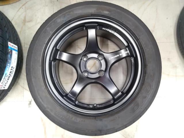 HOT STUFF(ホットスタッフ) CROSS SPEED(クロススピード) HYPER EDITION CR5 + TOYO PROXES R1R | カー用品 タイヤホイールセット 15 ...