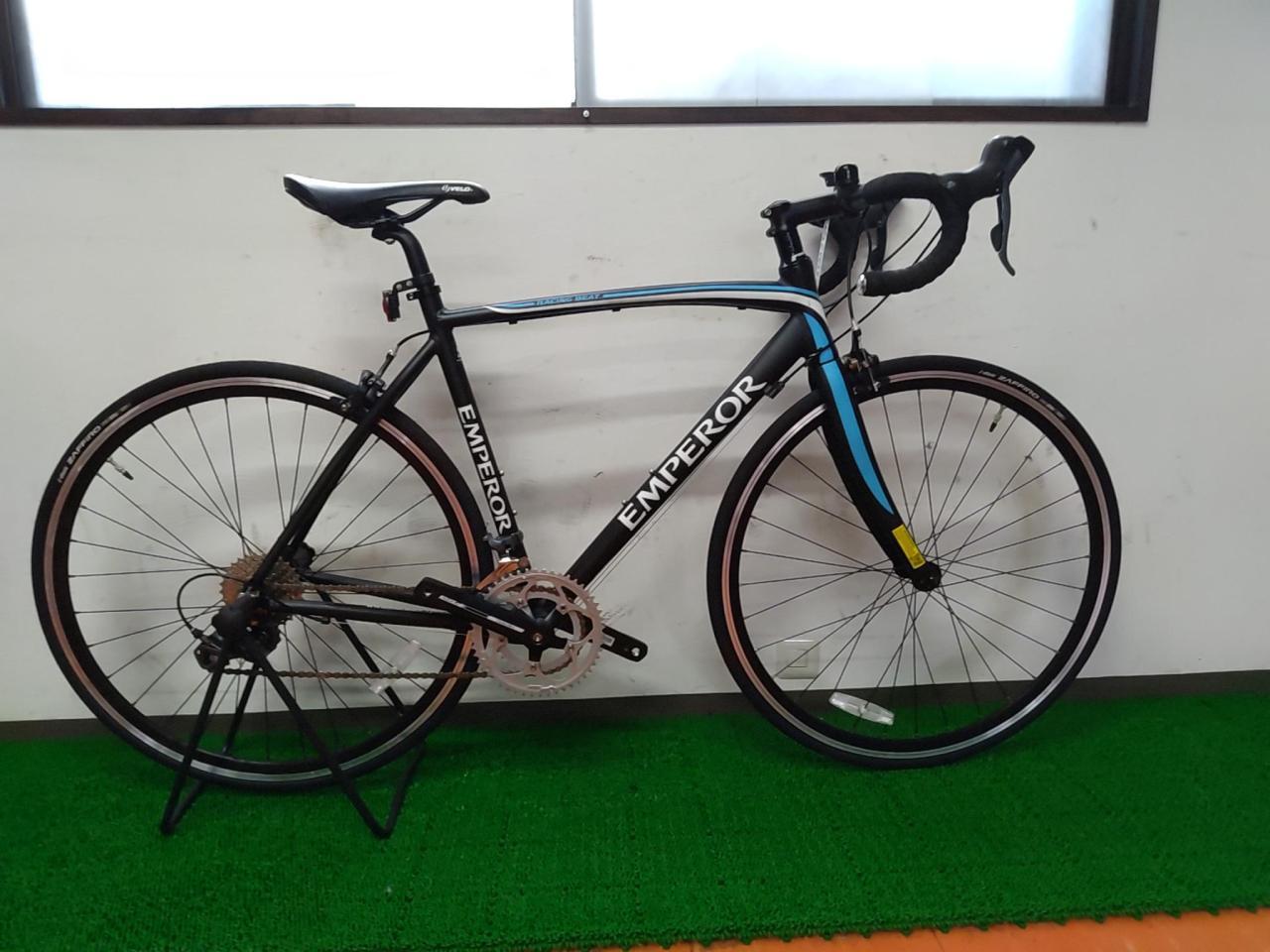 3大特価 丸石サイクル EMPEROR RACING BEAT 700×25C 2×8S アルミフレームロードバイク ブラック | ロード ...